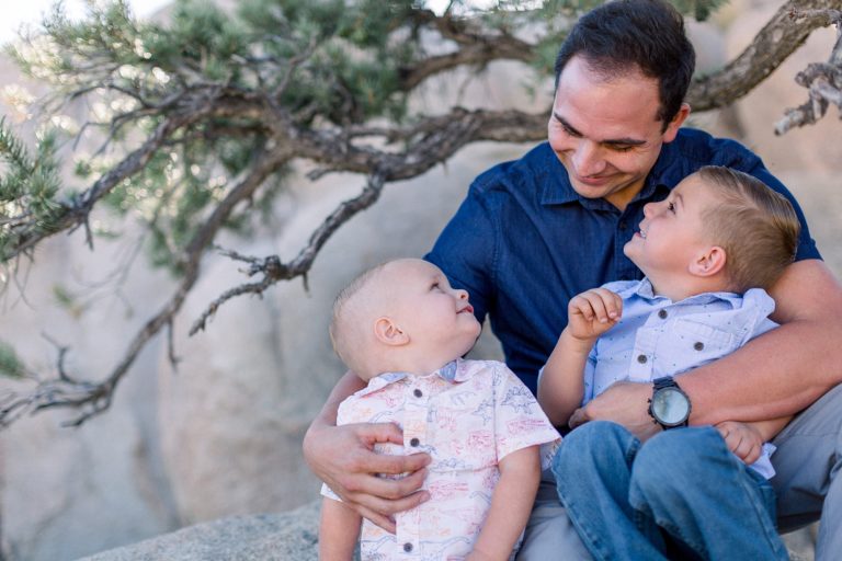 "A" Family - Joshua Tree Family Session