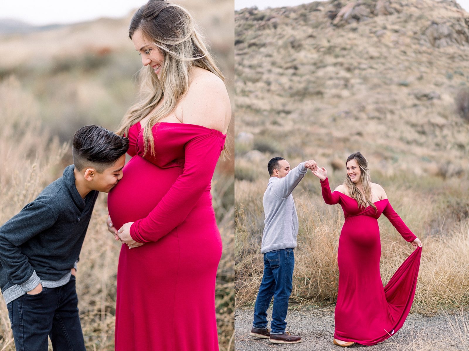 Katie + Andy Maternity - Rainy Day Maternity Session in Southern ...